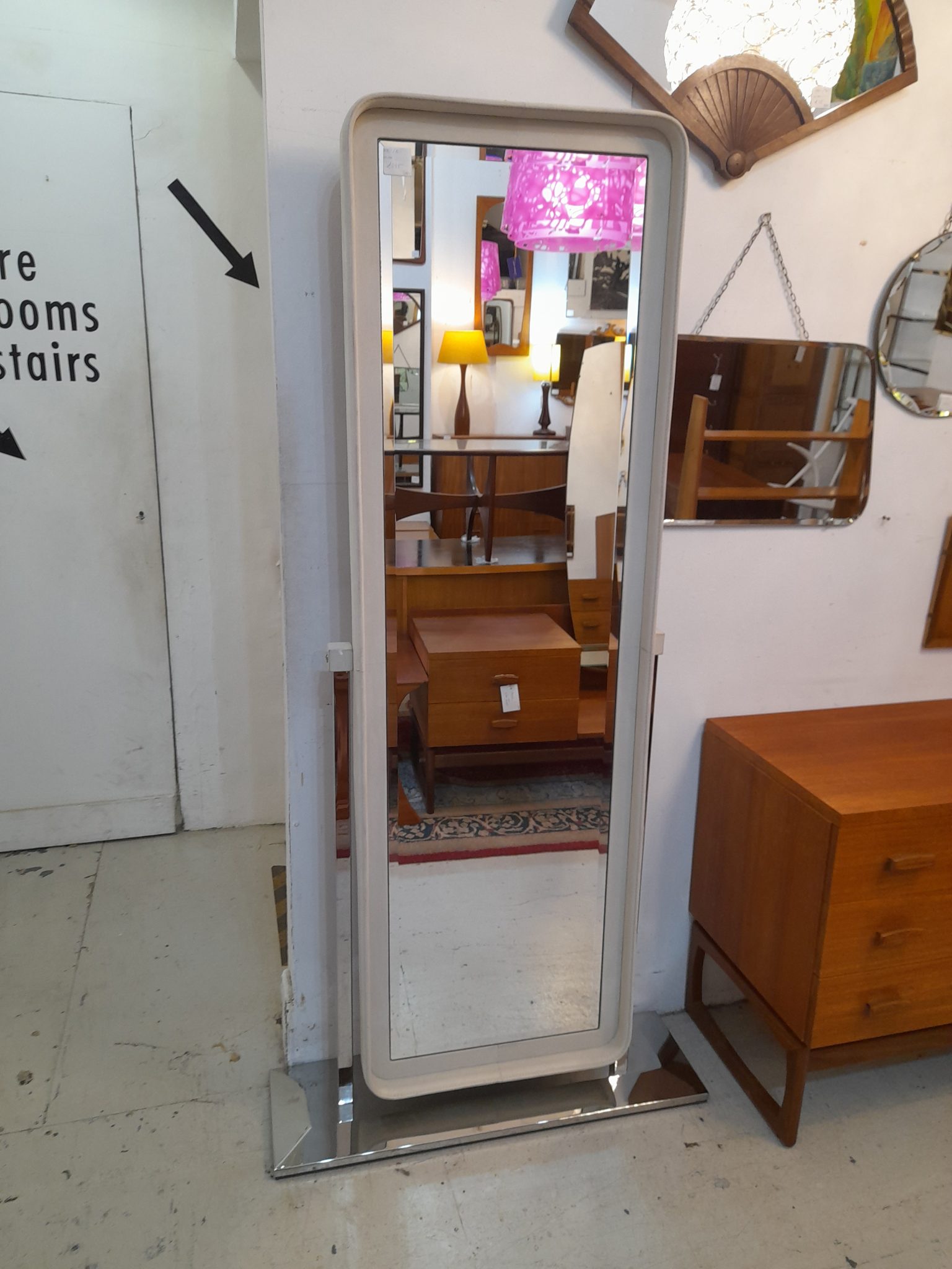 1960s ,70s full length mirror – Crystal Palace Antiques & Mid century ...